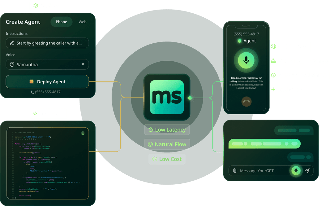 Millis AI - Build next-gen voice agents with ultra-low 600ms latency